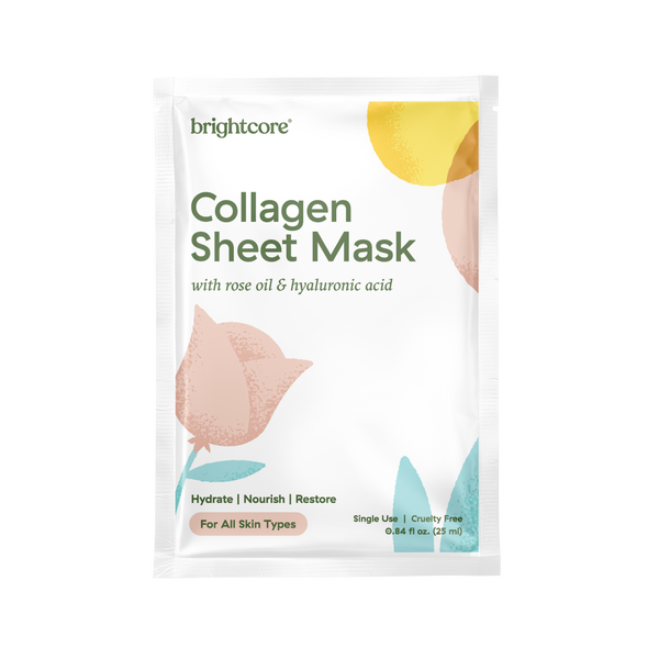 Collagen Sheet Mask - Brightcore Nutrition