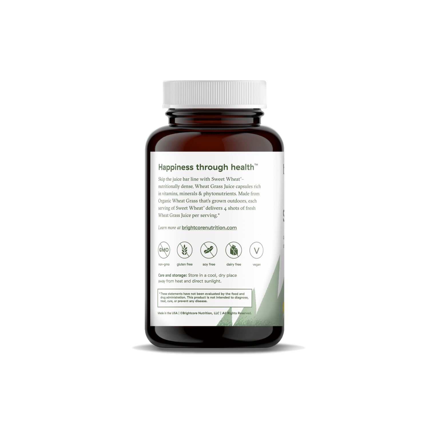 Wheat Grass Juice Powder | Sweet Wheat | Brightcore - Brightcore Nutrition